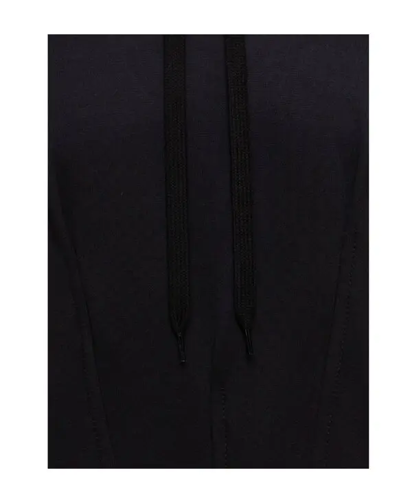 Valentino Garavani Pleated Drawstring Long-sleeved Hoodie