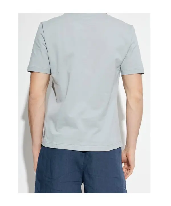 Eleventy Button Placket Polo Shirt - White