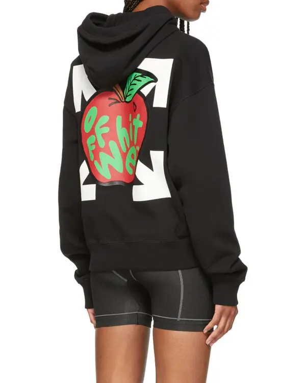 Off-White Apple Over Flatlock Hoodie
