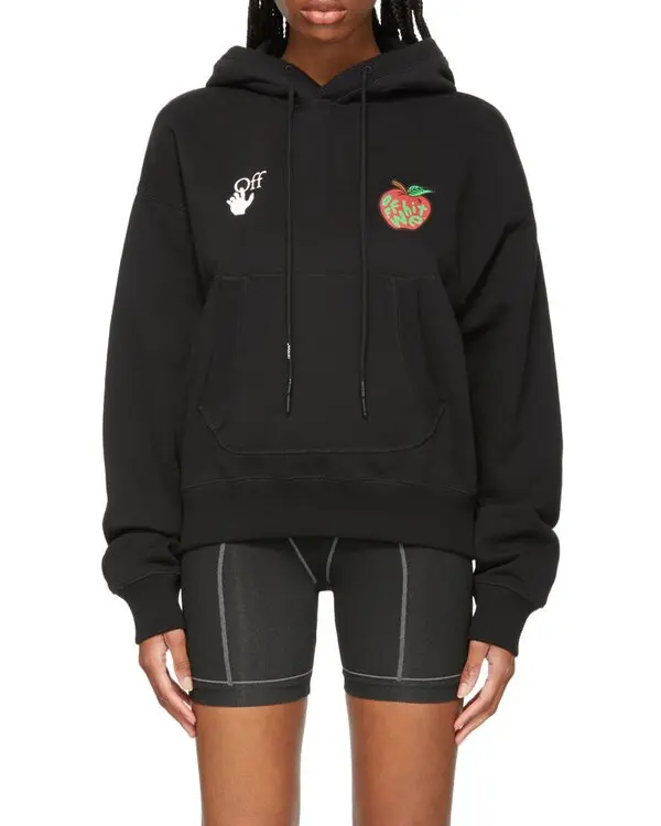Off-White Apple Over Flatlock Hoodie