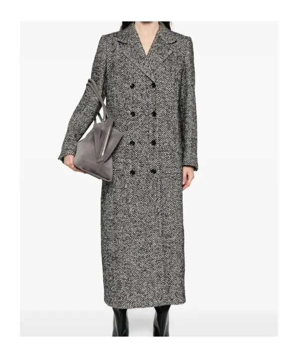 Dolce & Gabbana Herringbone Double-breasted Coat
