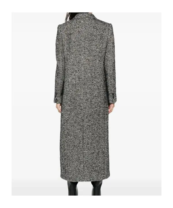 Dolce & Gabbana Herringbone Double-breasted Coat
