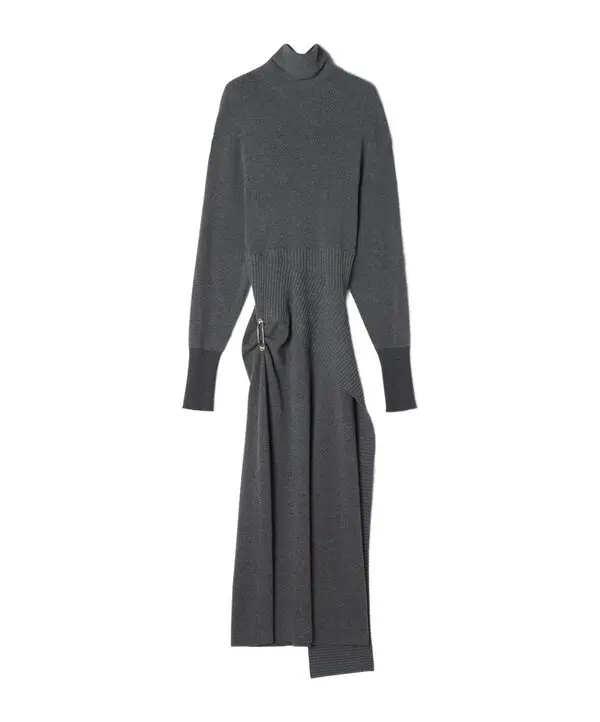 LANVIN Knitted Long Dress - Black