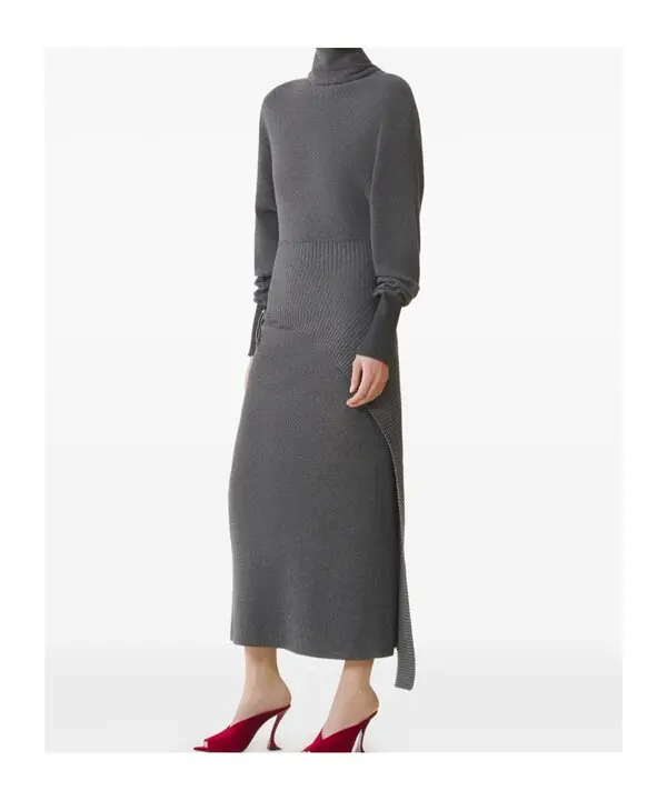 LANVIN Knitted Long Dress - Black