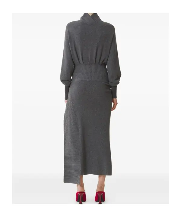 LANVIN Knitted Long Dress - Black