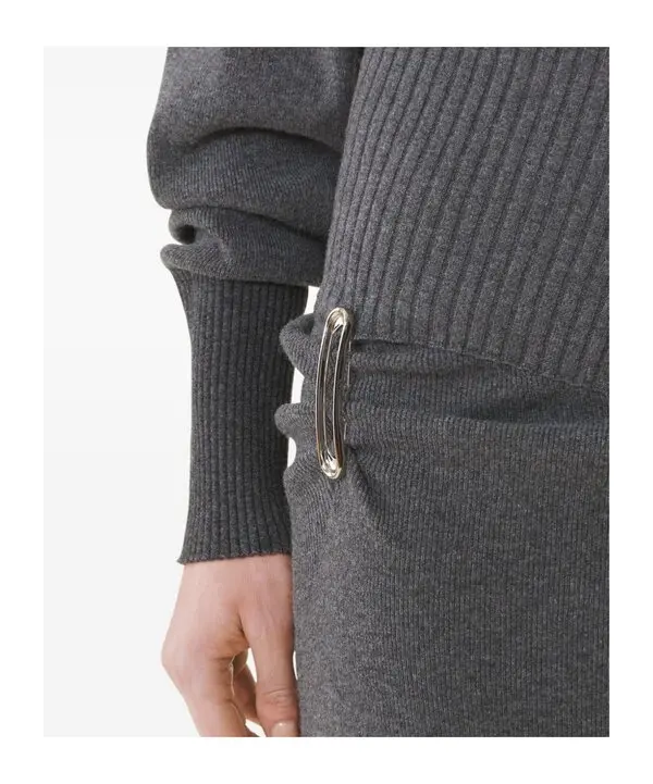 LANVIN Knitted Long Dress - Black