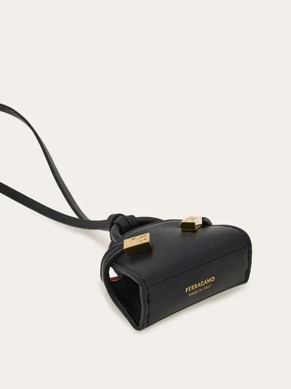 FERRAGAMO Leather Hug Pendant