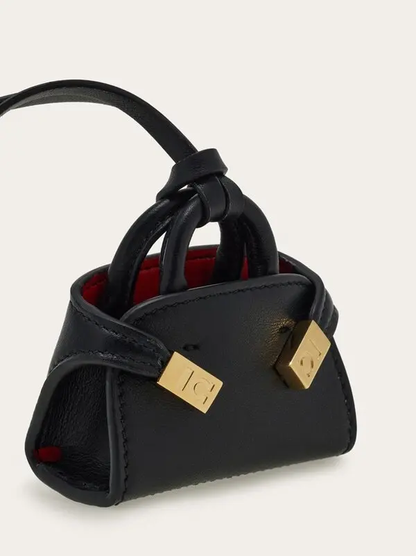 FERRAGAMO Leather Hug Pendant