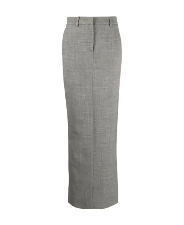 Alessandra Rich Virgin Wool-blend Maxi Skirt