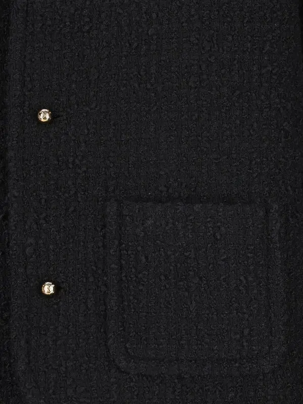 Celine Icone Jacket In Wool Natt