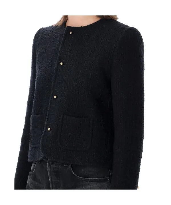 Celine Icone Jacket In Wool Natt