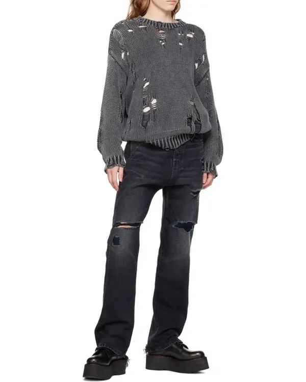 R13 Izzy Drop Distressed Jeans