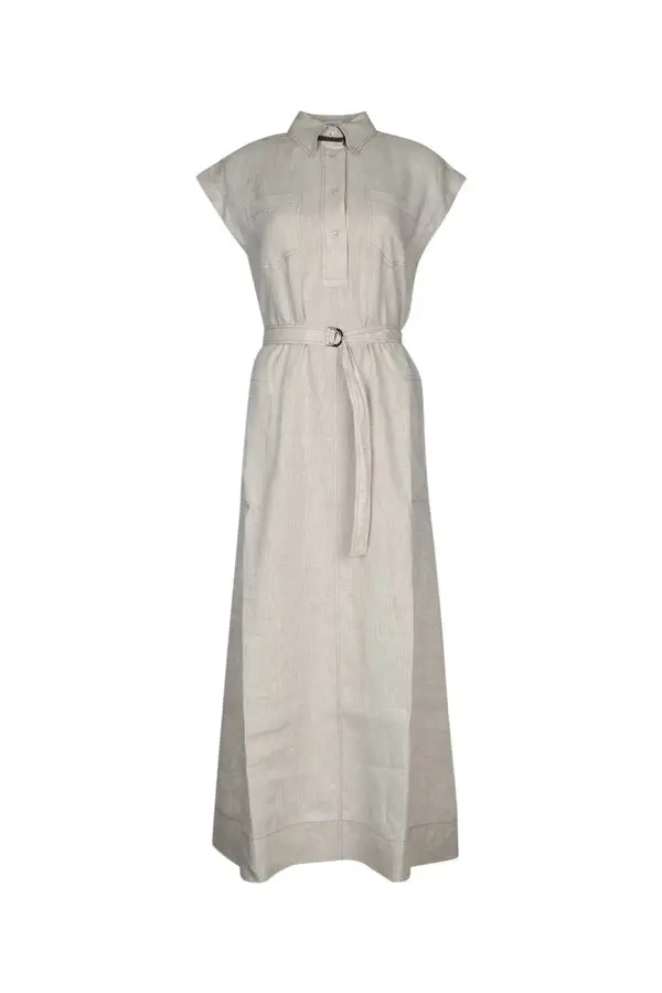 Brunello Cucinelli Sleeveless Shirt Dress
