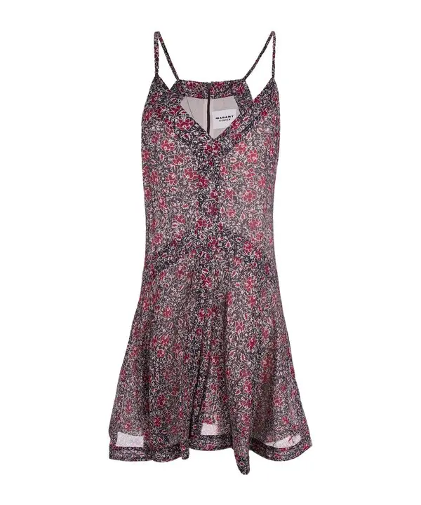 Isabel Marant Étoile Sleeveless Floral Print V-neck Top