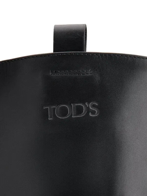 TOD'S Logo Embossed Knee-high Boots