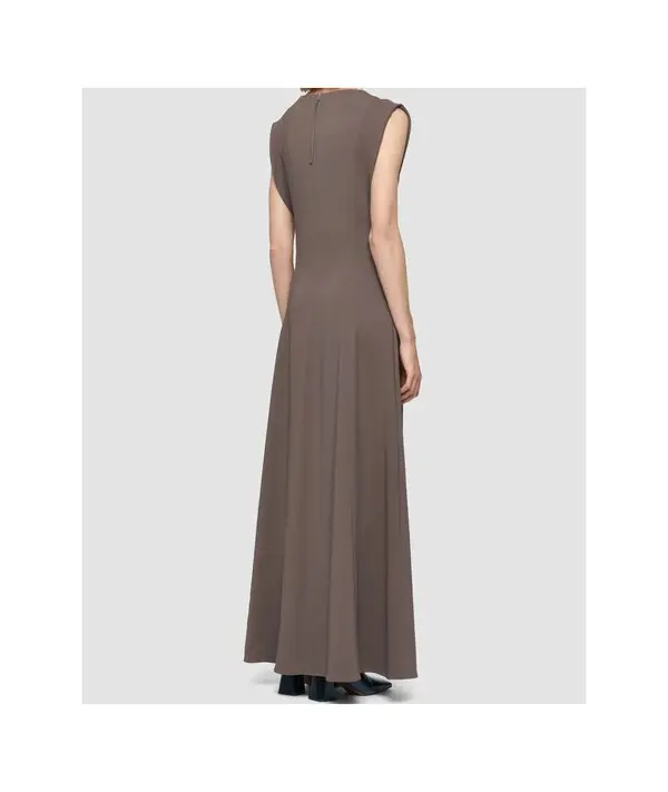 JOSEPH Sleeveless Midi Dress With Ruched Detailing