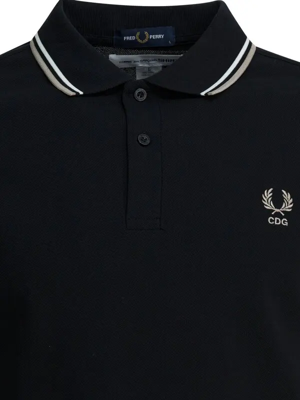 Comme Des Garçons Colour-block Polo Shirt