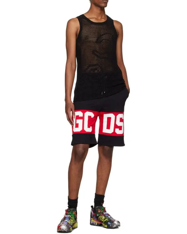 Gcds Logo Band Track Shorts - Black