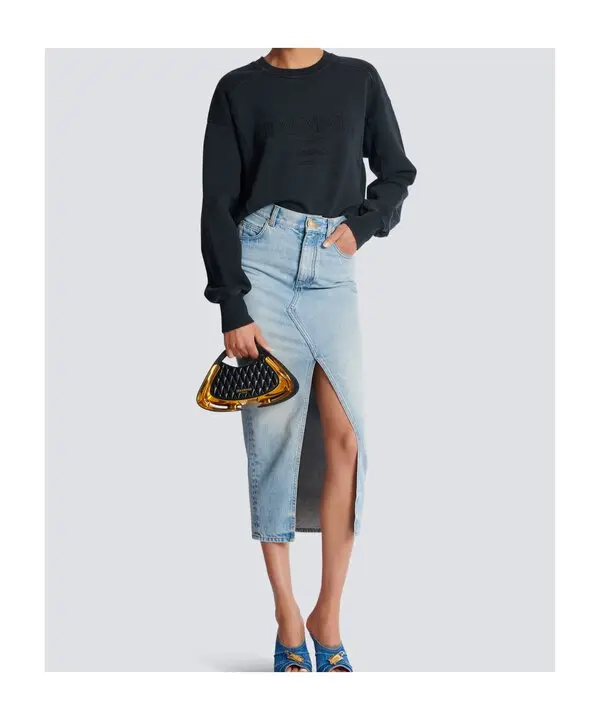 Balmain Couture Embroidered Sweatshirt