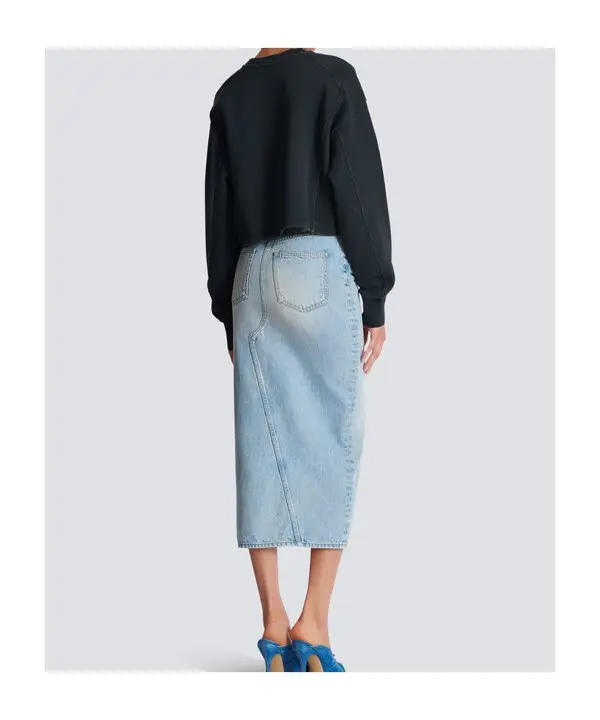 Balmain Couture Embroidered Sweatshirt