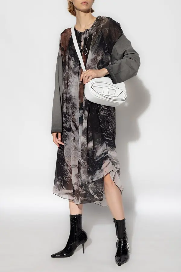 DIESEL® Printed Long-sleeved Dress