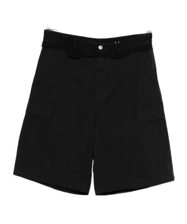 MAISON MARGIELA Straight Leg Cargo Shorts - Black