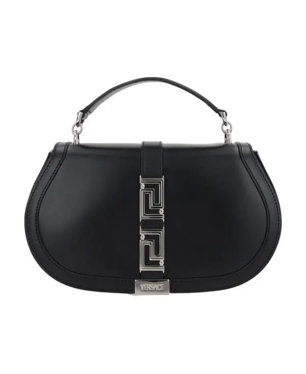 Versace Logo Plaque Shoulder Bag