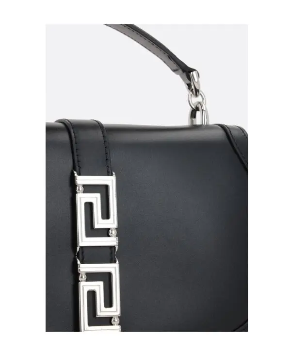 Versace Logo Plaque Shoulder Bag