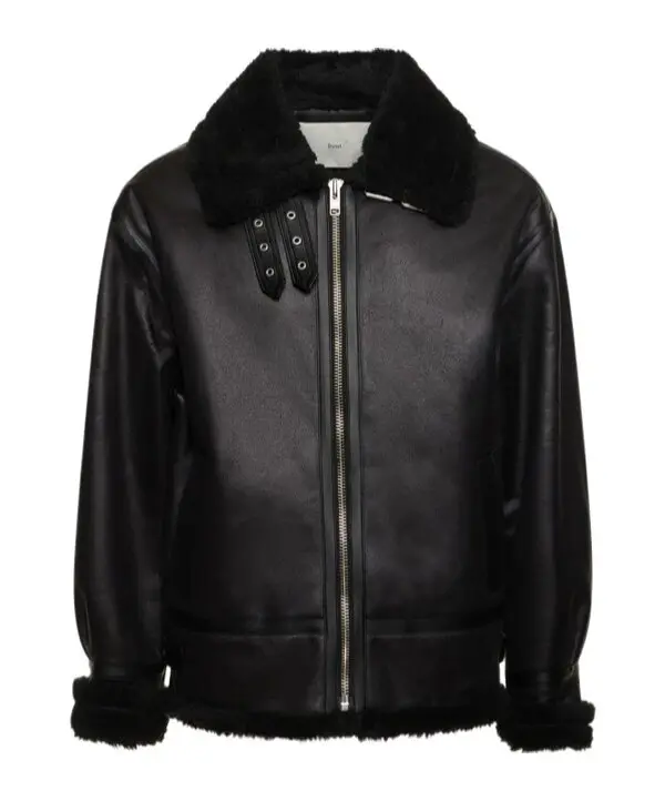 DUNST Shearling Zip-up Jacket