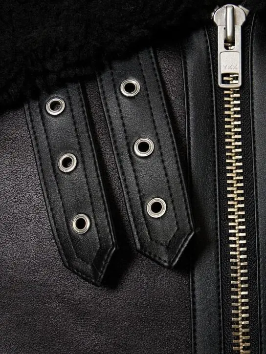 DUNST Shearling Zip-up Jacket