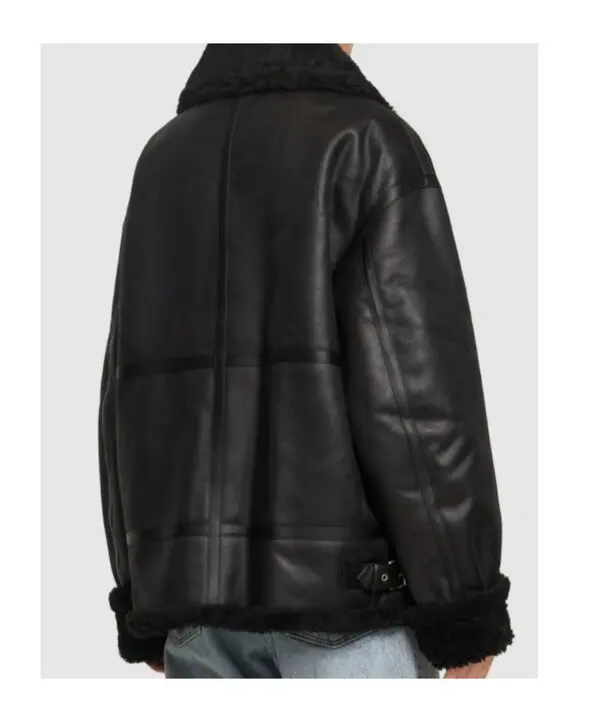 DUNST Shearling Zip-up Jacket