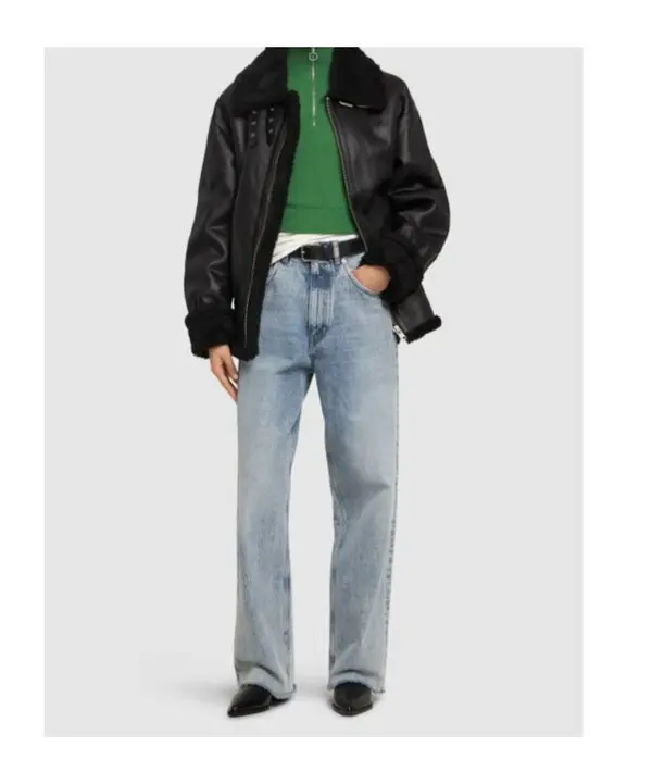 DUNST Shearling Zip-up Jacket