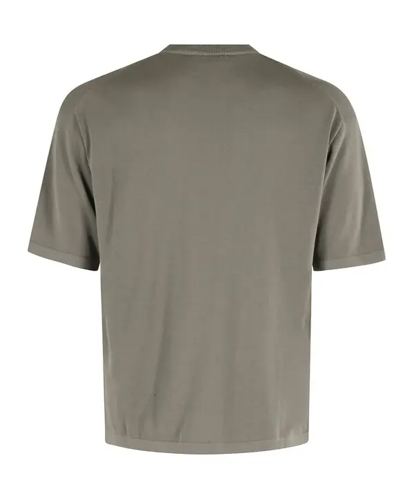 ROBERTO COLLINA Round-neck Logo T-shirt - Gray