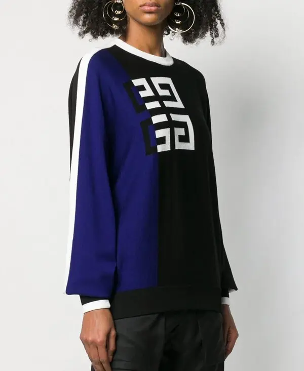 Givenchy Wool Blend Logo Pullover