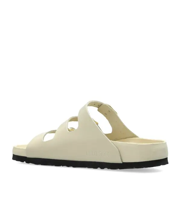 BIRKENSTOCK Florida Triple-buckle Slide Sandals - Nude