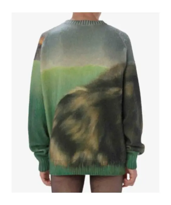 J.W.ANDERSON Jw Anderson Cat Printed Knitted Jumper