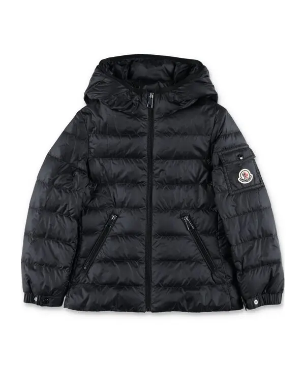 Moncler Quilted Hooded Jacket - Black