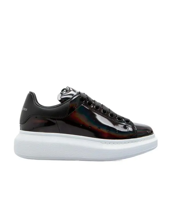 Alexander McQueen Oversized Lace-up Sneakers - Black