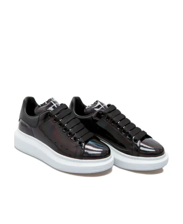 Alexander McQueen Oversized Lace-up Sneakers - Black