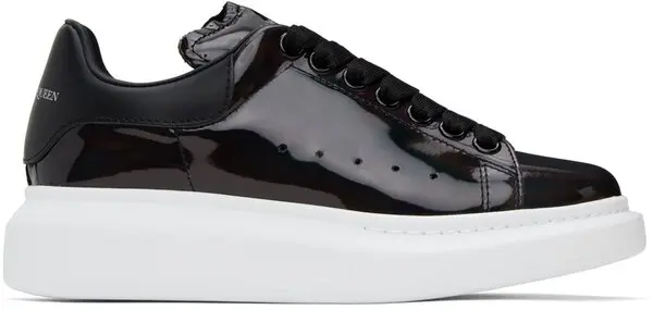 Alexander McQueen Oversized Lace-up Sneakers - Black