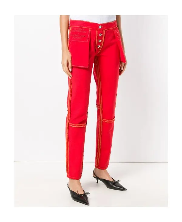 BEN TAVERNITI UNRAVEL PROJECT Logo Skinny Jeans