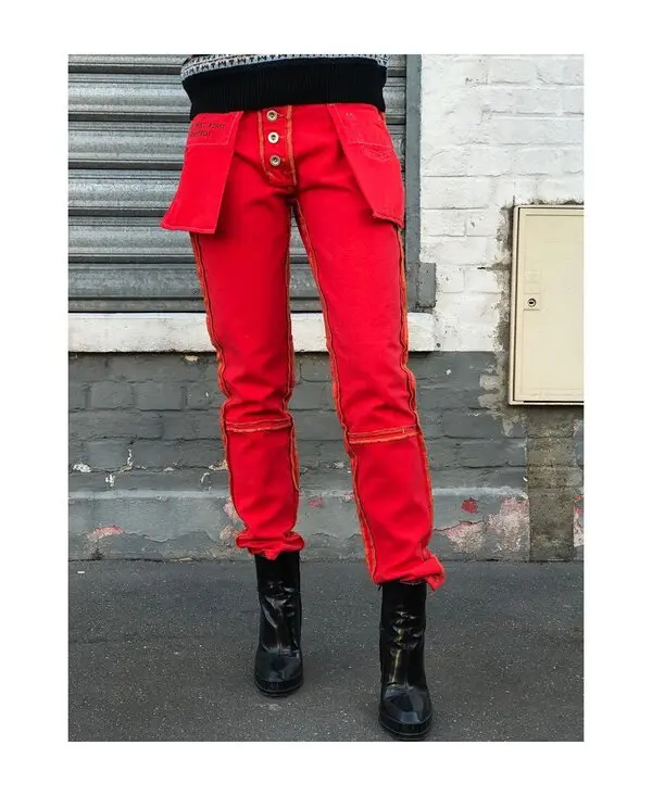 BEN TAVERNITI UNRAVEL PROJECT Logo Skinny Jeans