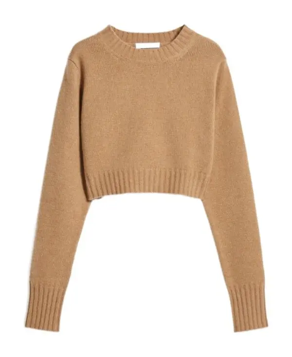 Max Mara Cashmere Ribbed Pullover - Brown