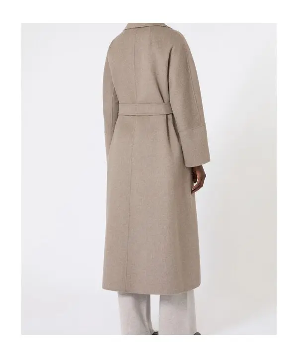 Max Mara Elisa Belted Coat - Medium Gray