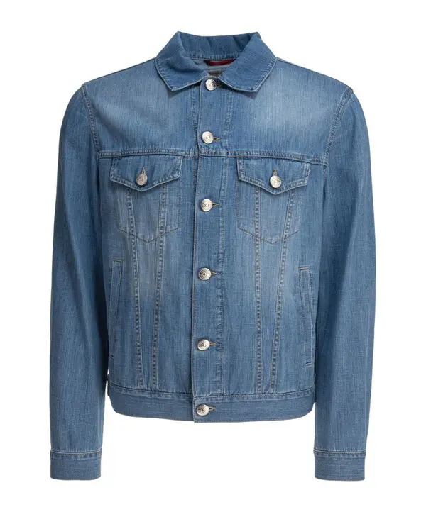Brunello Cucinelli Lightweight Four-pocket Jacket - Denim
