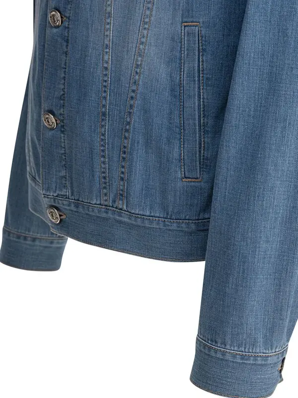 Brunello Cucinelli Lightweight Four-pocket Jacket - Denim