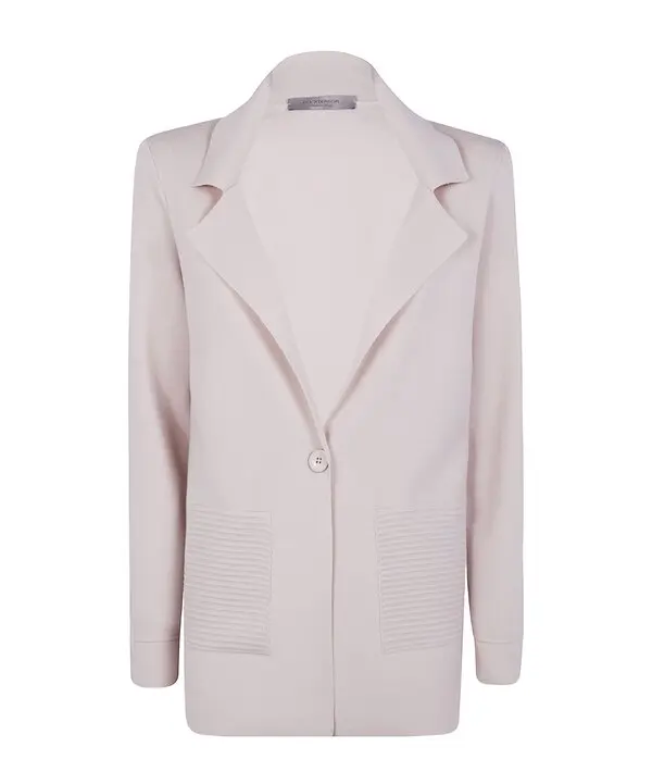D.exterior Merino Single-breasted Jacket - White