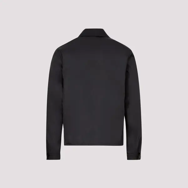Prada Re-nylon Logo Jacket - Black