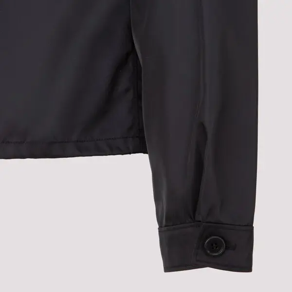 Prada Re-nylon Logo Jacket - Black