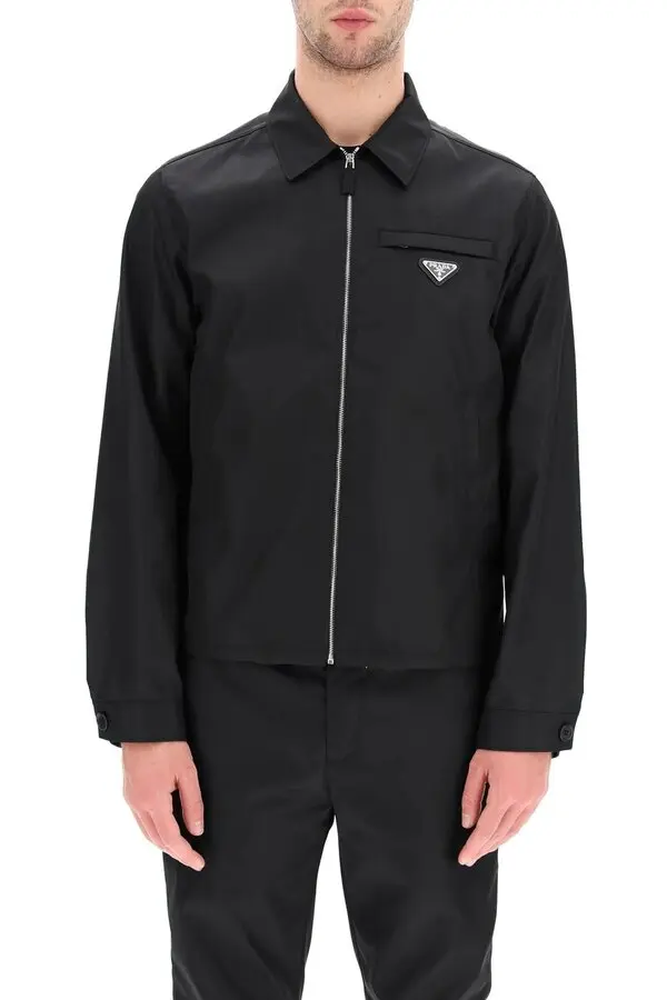 Prada Re-nylon Logo Jacket